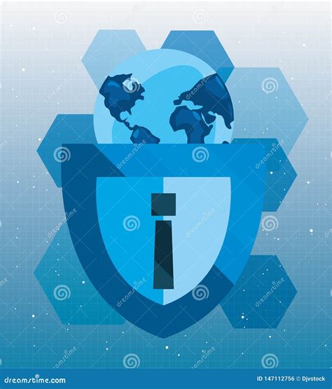 Cybersecurity Data Protection Stock Illustration Illustration Of Computer Protection 147112756
