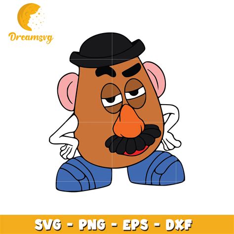 Mr Potato Head Svg Png Eps Dxf Cut File Dreamsvg Store