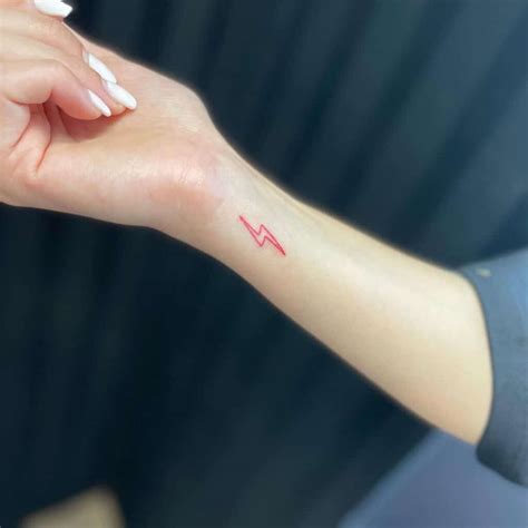 Red Tattoo Ink Fade