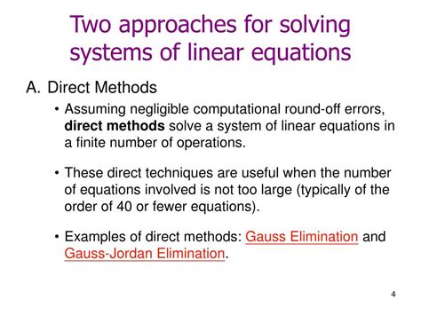 Ppt Systems Of Linear Equations Powerpoint Presentation Free