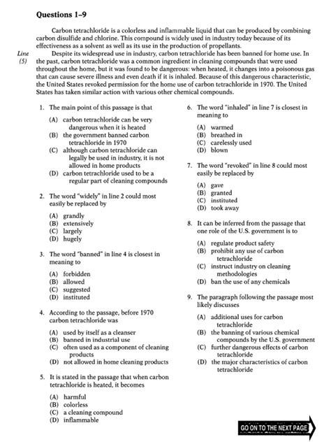 Reading Pre Test 1 Pdf