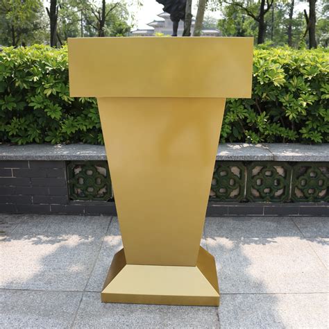 不锈钢讲台 演讲台迎宾台户外物业公司登记台发言台司仪台咨客台 阿里巴巴