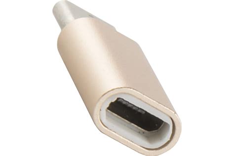 Адаптер переходник Red Line Micro Usb Type C золотой УТ000013669 выгодная цена отзывы