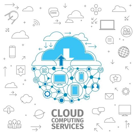 Cloud Computing Vector Images Over 240000