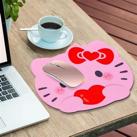 Cute Kitty Mouse Pad Para Mujeres Y Niños Fashion Pink Kitt MercadoLibre