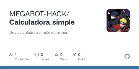 Github Megabot Hackcalculadorasimple Una Calculadora Simple En Python