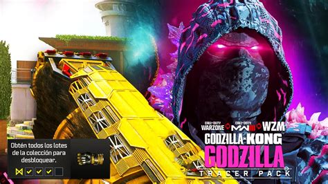 Lote Godzilla Tracer Pack Y Guante B E S T I A Para Mw3 Y Warzone Mobile Youtube