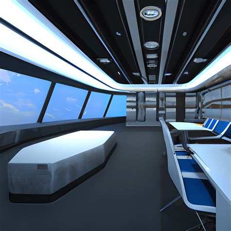 Spaceship Style Office Graphic Creative Fabrica