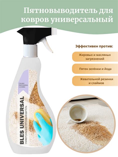 Пятновыводитель для ковров универсальный Italmas Professional Cleaning ...