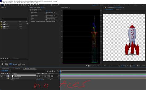 after effects vfx workflow 3d multipass srgb linear under acescg