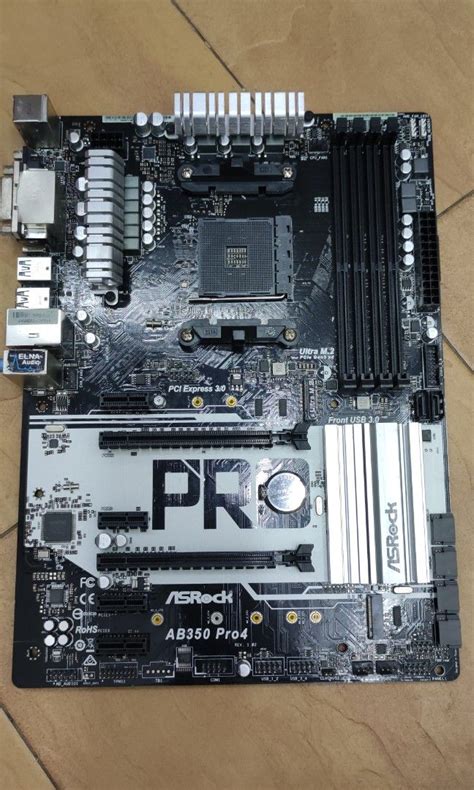 Asrock Ab350 Pro4 Computers And Tech Parts And Accessories Computer