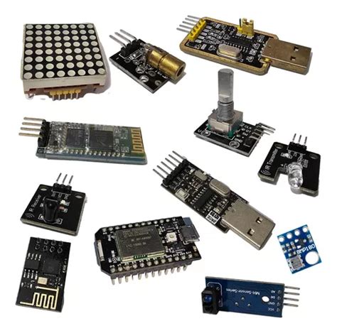 Kit 10 Módulos Robótica Automação Sensor For Arduino Esp32