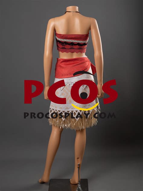 Moana Moana Cosplay Costume Napped Cloth Version Fy0137 Best