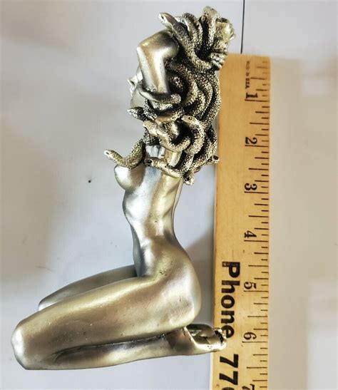 Sexy Hood Ornament Rare Voluptuous Medusa Rust Proof Resin Big Rig Rat