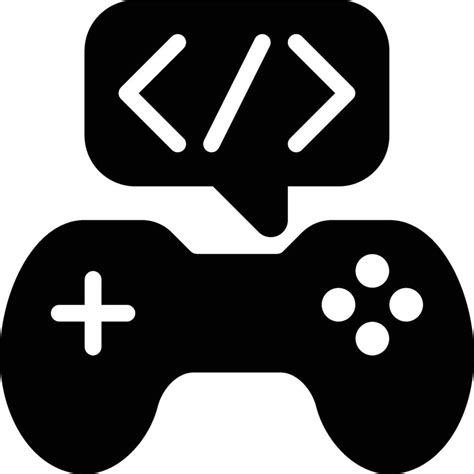 game programming game gaming glyph solid icon 59857758 vector art at