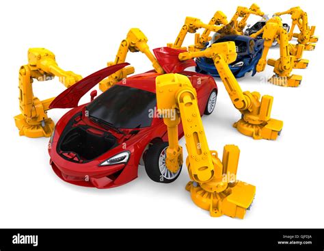 Car Assembly Line 3d Model At Spencer Weedon Blog