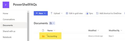 How To Check If A Folder Exists In Sharepoint Online Using Pnp Powershell