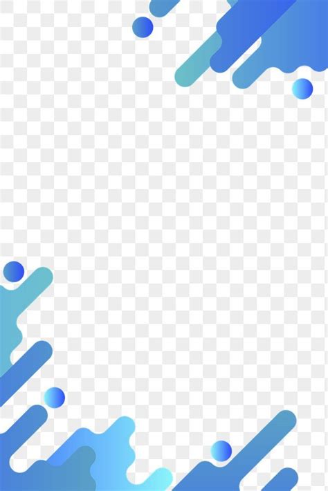 Blue Fluid Background Frame Design Element Premium Image By Wifiseeker