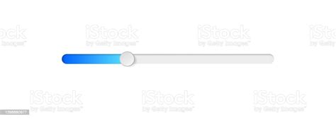 colored scroll bar for user interface scrollbar template design for website stock illustration
