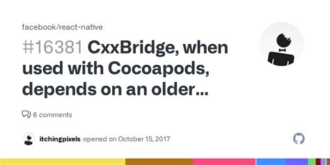 cxxbridge when used with cocoapods depends on an older version of boost that is also 4x
