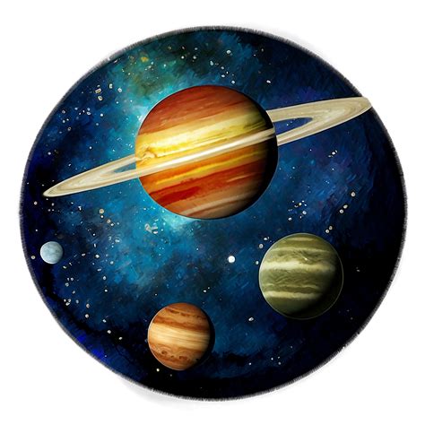 Download Watercolor Planets Png Bor