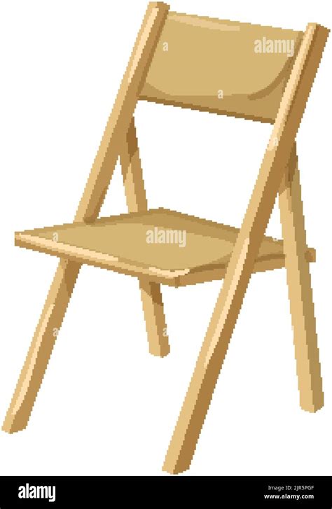 Furniture Folding Chair Cartoon Vector Illustration Stock Vector Image And Art Alamy