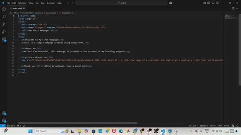 Dharshini K On Linkedin Frontendintern Cognifyztechnologies Cognify Conifytech Basichtml