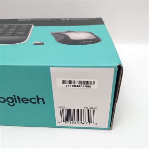 Mouse Combo Receiver Logitech Mk520 Advanced Wireless Keyboard