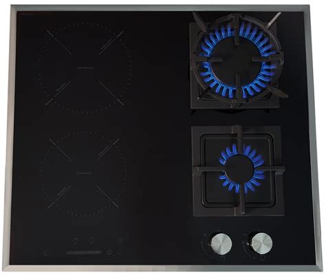 Варочная поверхность комбинированная Luxor Gi 67 Ss My Booster защитная окантовка