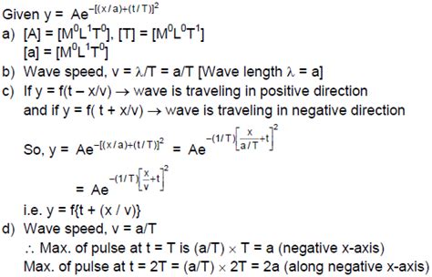 The Equation Of A Wave Travelling On A String Stretched Along The X Axis Is Given By Sarthaks