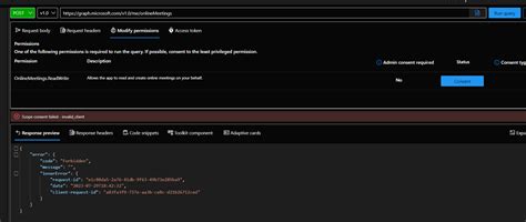 Unable To Provide Graph Api Consent Despite Of Having Global Administrator Permission · Issue
