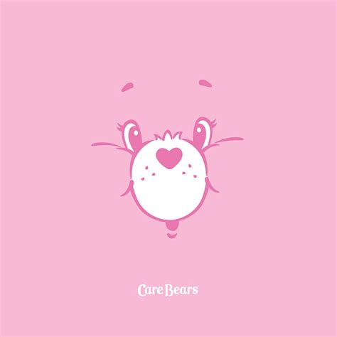 Care Bears Pink Care Bears Cartoon Cool Fun Minimal Retro