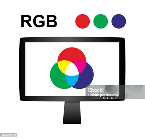 Lcd 모니터첨가물 Rgb 개념 혼합 색상 Lcd에 대한 스톡 벡터 아트 및 기타 이미지 Lcd 가정 생활 개념 Istock