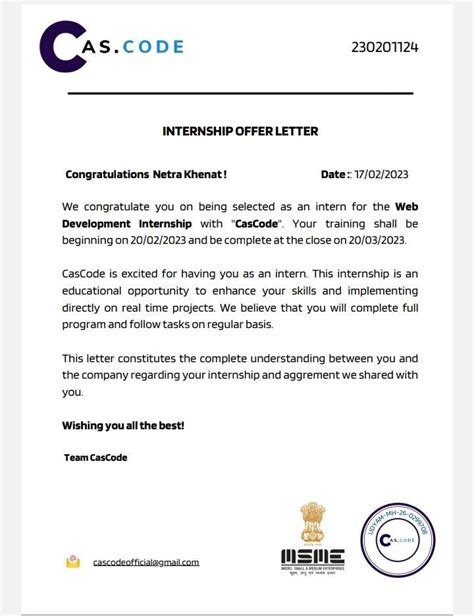 Netra Khenat On Linkedin Internship Cascode