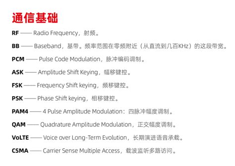 【干货分享】通信行业常用缩写名词解释 知乎