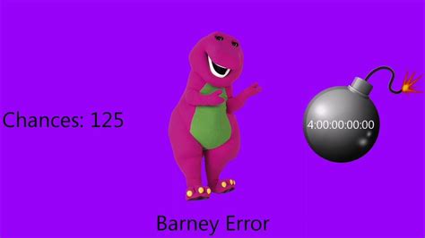 Barney Error 75 Part 2 Re Refixed Version Youtube