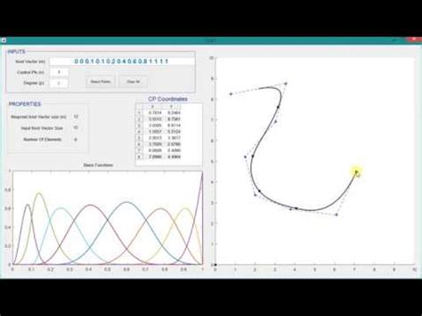 BSpline GUI In Matlab YouTube
