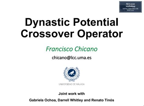 Dynastic Potential Crossover Operator Aida Ai Doctoral Academy