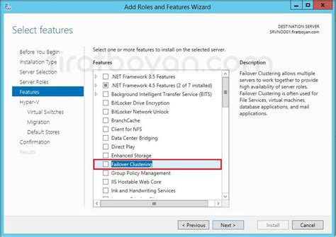 Windows Server 2012 R2de Hyper V Failover Cluster Kurulumu