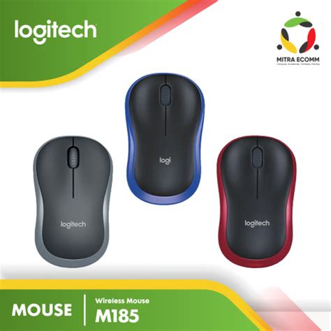 Jual Logitech Mouse M185 Wireless Swift Grey Jakarta Pusat Mitra Ecomm Tokopedia