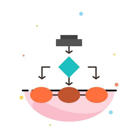 Flowchart Algorithm Business Data Architecture Scheme Structure Workflow Abstract Flat Color