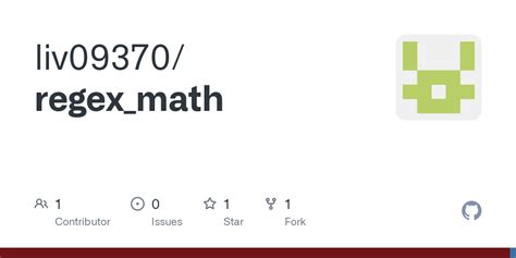 Github Liv09370regexmath