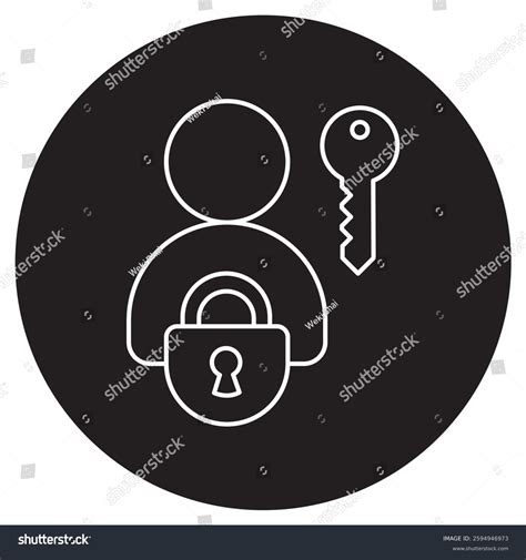 Iam Sso Icon Secure Identity Access Stock Vector Royalty Free 2594946973 Shutterstock