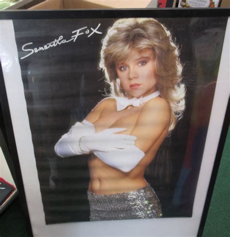 Samantha Fox Poster 1988 New Sealed Wrapped No Frame Oop Rare Vintage