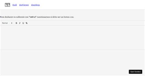 Quill Codesandbox