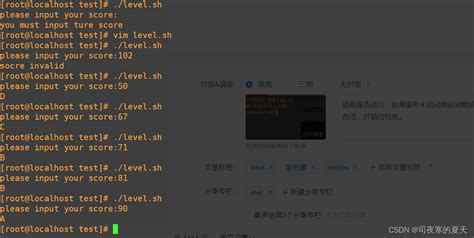 Shell 双 多分支实例练习shell双分支多分支简单案例 Csdn博客
