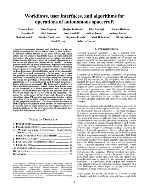Pdf Workflows User Interfaces And Algorithms For Operations Of