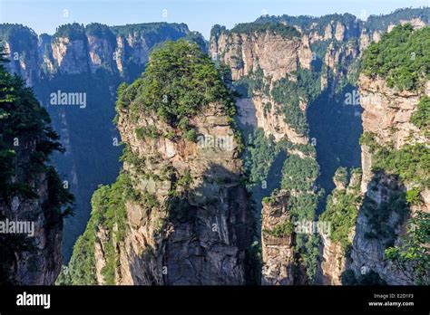 China Hunan Province Zhangjiajie Wulingyuan Scenic Area Zhangjiajie