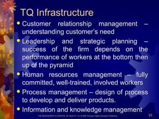 Chapter 1 TQM Introduction To Quality PPT Business Business And Finance