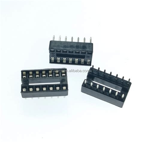 14p 2 X 7 Socket Tin Through Hole Ic Socket Dip 2 54mm Pitch Ics 314 T Buy 14p Ic Socket Dip